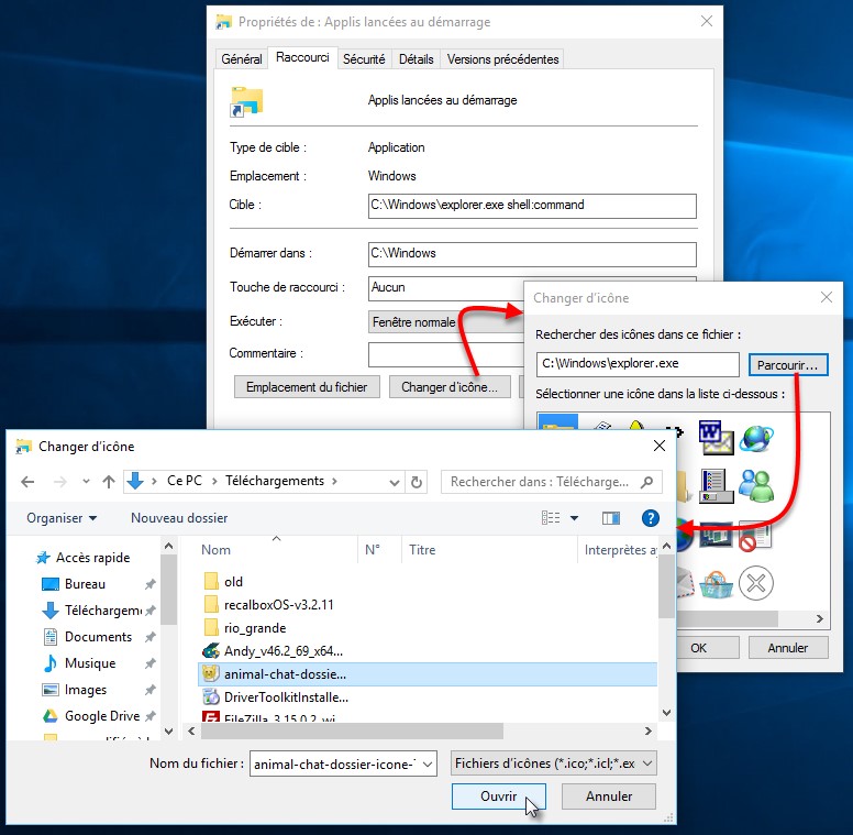 Windows 10 Changer Une Ic ne De Raccourci M diaforma